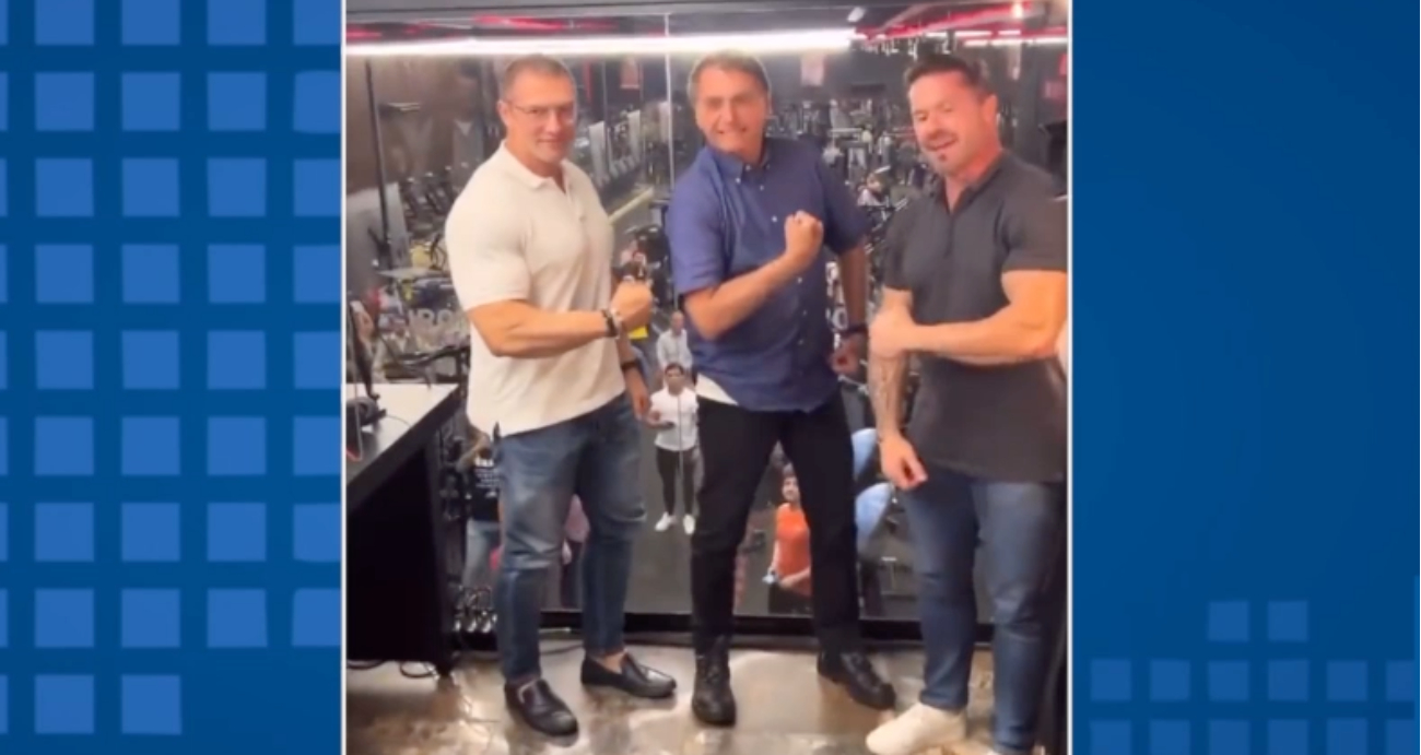 A força do presidente: Viraliza vídeo de Bolsonaro no Ironberg, com ...